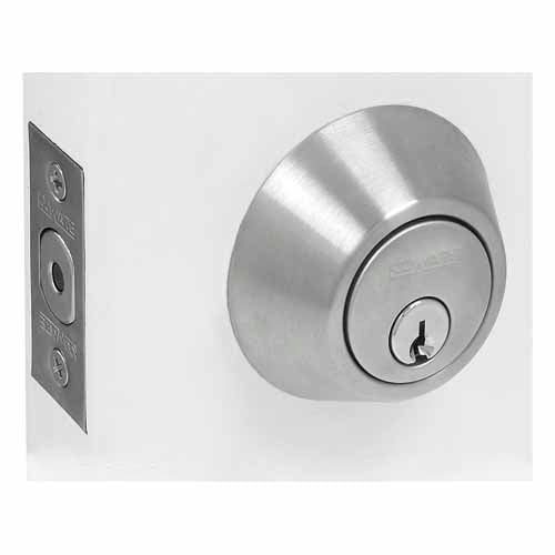 Locware Double Cylinder Deadbolt Satin Stainless Steel Finish