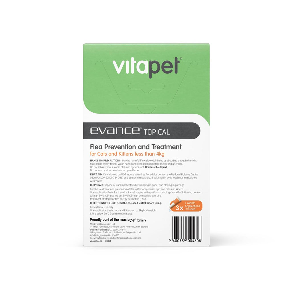 Vitapet Evance Cat Flea Treatment 4kg